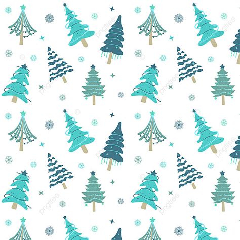 Cute Christmas Tree Pattern Background Merry Christmas Christmas Tree