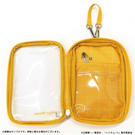 公式オンラインストアハイキュー ストラップ付クリアポーチ 宮 侑 冬制服ver 宮 侑 バッグ・ポーチ類