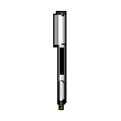 Pencil Pen Game Pixel Art Vector Illustration 23873926 Vector Art At
