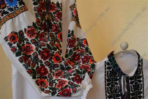 Заготовки для вишиванок чоловічі жіночі та схеми для них МегаОберіг