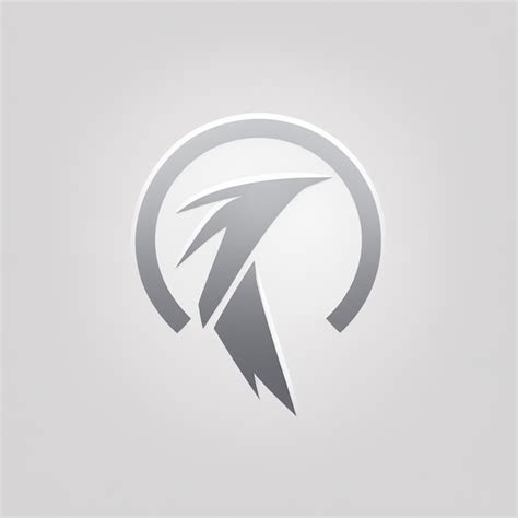 크리에이 티브 고립 된 전문 회사 또는 제품 로고 아이콘 3d 일러스트 프리미엄 사진