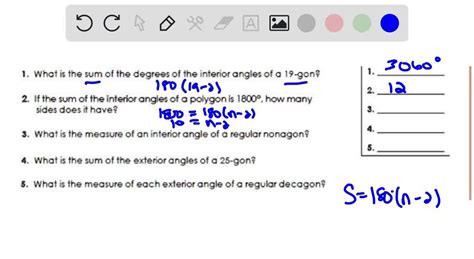 Exploring The Sum Of The Interior Angles Of A 19 Gon Euronews World