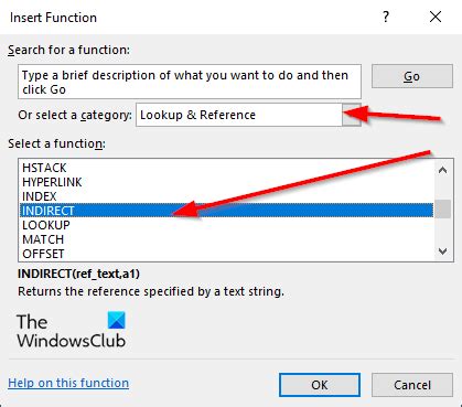 How To Use The INDIRECT Function In Excel