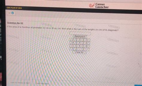 CDC FUEX 072024 Career Launcher QA I Question StudyX