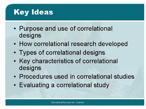 Chapter 12 Correlational Designs Power Point Slides By
