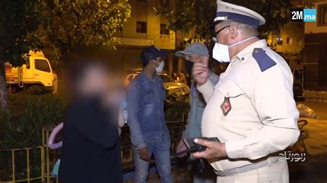 جولة ليلية لرصد عمليات تطبيق حظر التجول الليلي بأحياء الدار البيضاء