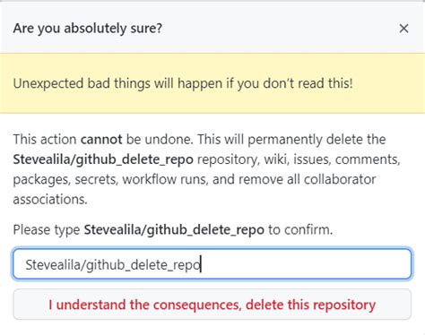 GitHub Delete Repository The RIGHT Way Step By Step GoLinuxCloud