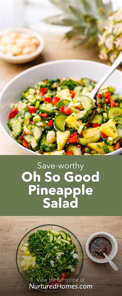 Save Worthy Pineapple Salad Recipe Try This Nurtured Homes
