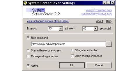 System ScreenSaver App Launcher Software Off For PC