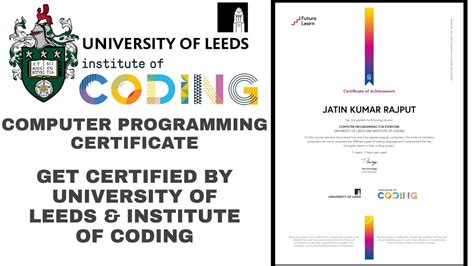 Computer Programming Course With Free Certificate Get Certified By