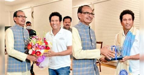 Sachin Tendulkar Met Cm Shivraj Singh See What Was Special In This