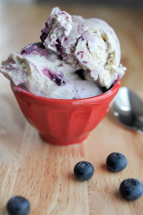 Blueberry Vanilla Ice Cream