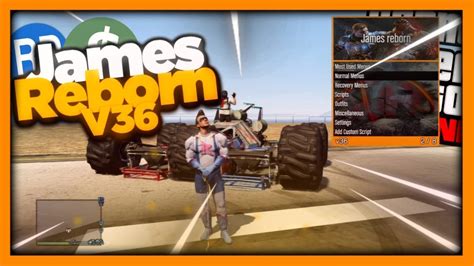 GTA V Mod Menu JAMES REBORN V Free Download YouTube