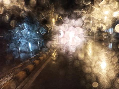 Multi Colour Bokeh Lights Background Abstract Wallpaper Stock Photo