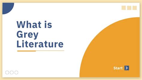 What Is Grey Literature