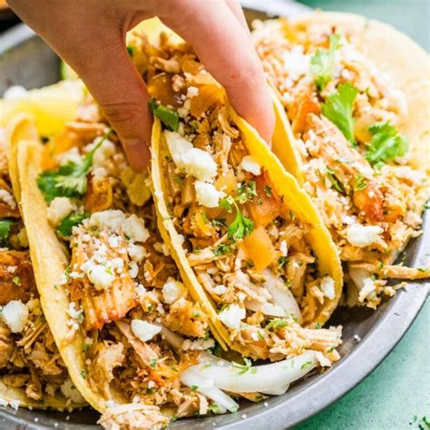 Easy Pork Carnitas Slow Cooker Recipe Dinner Then Dessert