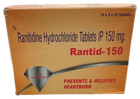 Ranitidine Hydrochloride Tablets Ip 150 Mg At ₹ 15box In Sonipat Id