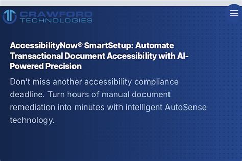 Crawford Technologies Introduces Ai Driven Accessibility For Transactional Documents Insurance