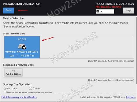 how to install rocky linux on vmware player virtual machine linuxshout
