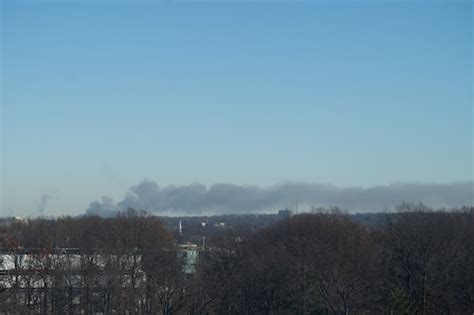 Brooklyn Warehouse Fire Sends Smoke Pluming Into Sky Near Staten Island