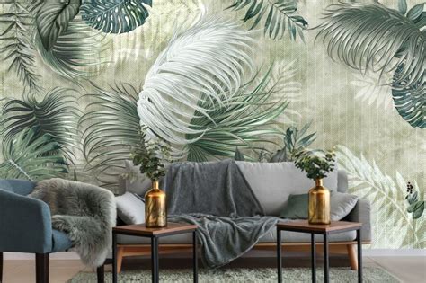 «Листья» купить фотообои на стену | PINEGIN