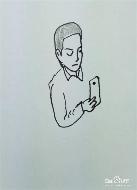 男孩坐在凳子上的简笔画 简笔画图片大全 蒲城教育文学网