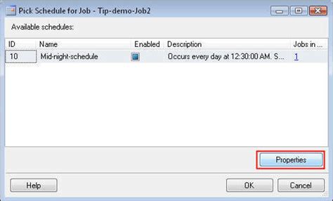 How To Setup And Manage Sql Server Agent Shared Job Schedules