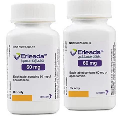 Erleada Apalutamide Tablets Janseen 28 Hard Capsules In 1 Bottle At
