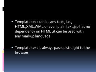 Anatomy Of A Jsp Page Jsp Syntax Pptx
