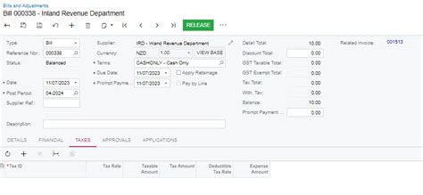 Correct Way To Programmatically Add Records To Bill And Adjustment To