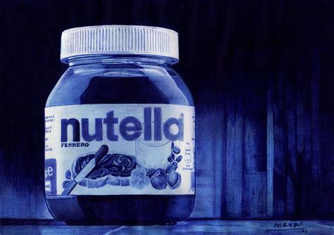 Nutella Jar Drawing