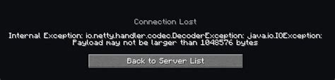 Any Fix For The Payload Too Big Error Rallthemods
