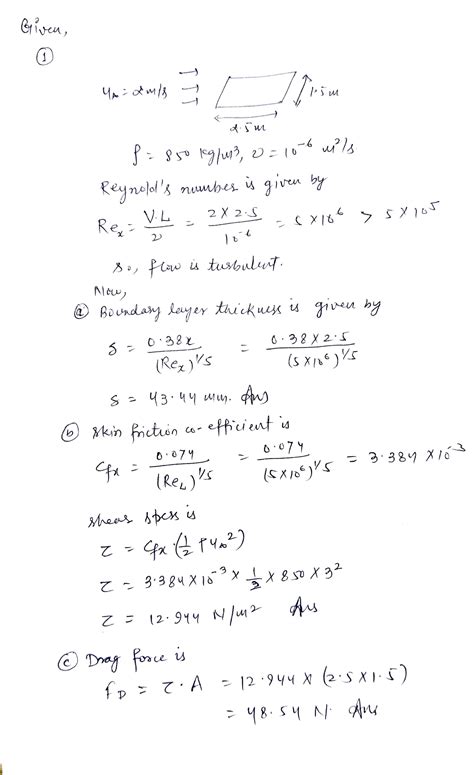 [solved] assignment boundary layer theory 2 application 1 consider