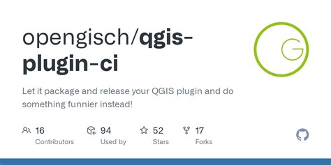 Github Opengisch Qgis Plugin Ci Let It Package And Release Your Qgis