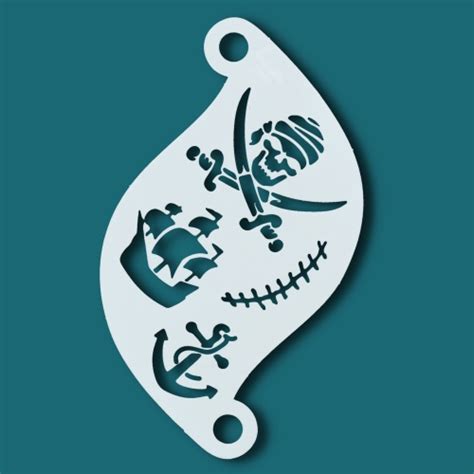 Superstar Stencil Pirate Happy Faces