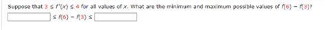 Solved Suppose That 3 ≤ Fx ≤ 4 For All Values Of X What