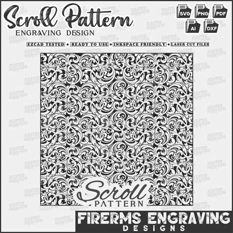 scroll pattern firearms engraving design scroll pattern engraving
