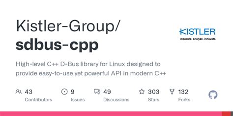 GitHub Kistler Group Sdbus Cpp High Level C D Bus Library For Linux Designed To Provide