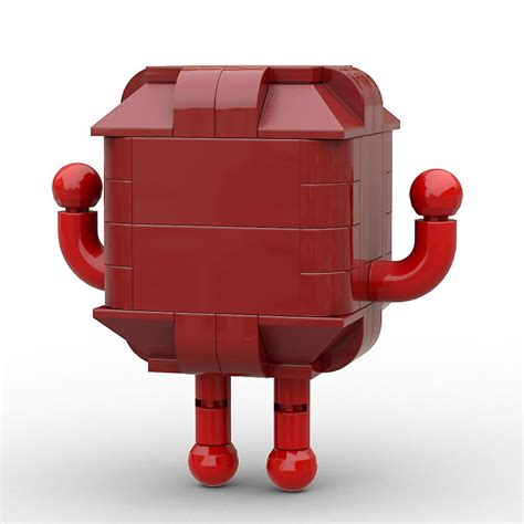 Buildmoc Cartoon Numberblocks Building Blocks Number One Blocks Numbers