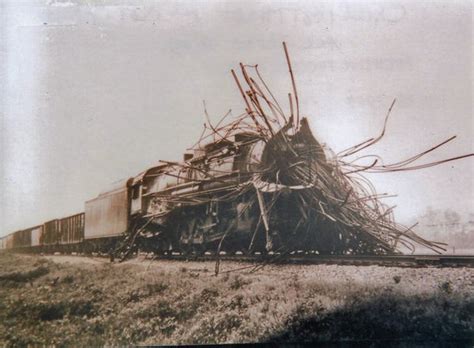 The Result Of A Boiler Explosion On A Steam Locomotive Alternate View