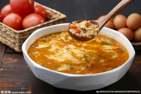 家常疙瘩汤摄影图 传统美食 餐饮美食 摄影图库 昵图网