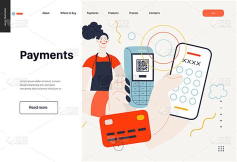 商业主题 支付，网页模板