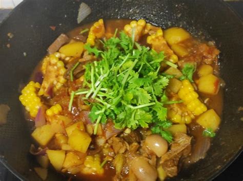 【番茄土豆炖牛肉（羊肉）的做法步骤图】星光下的小葱下厨房