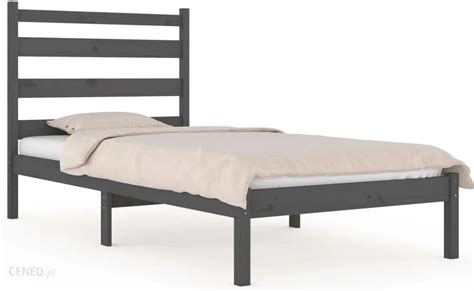 VidaXL Rama Łóżka Szara Lite Drewno Sosnowe 90X200 Cm 13452 3103635