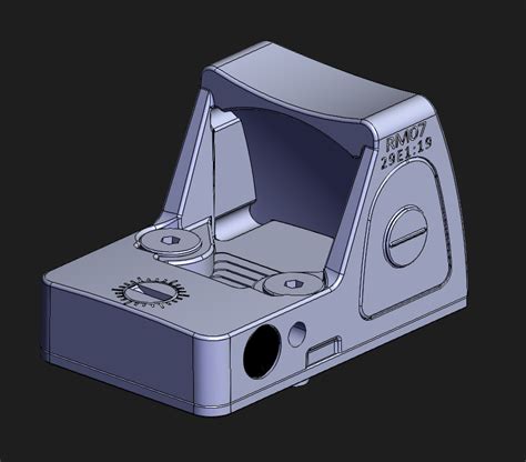Archivo 3d Trijicon Rmr Impression Viseur Pistolet Micro Points 🧞‍♂️・modelo Para Descargar Y