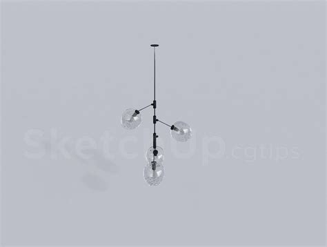 10373 Free Sketchup Ceiling Light Model Download
