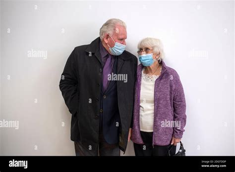 Husband And Wife Vic And Penny Griffiths Talk To Media After Receiving