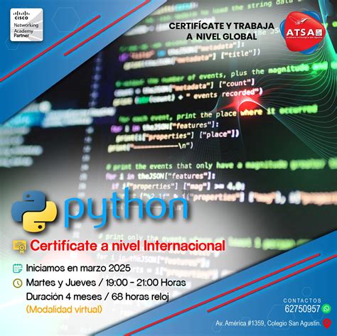 Academia 🐍 Aprende Python Con Cisco Y Abre Puertas En El Mundo Tecnológico🚀 El Curso De Python