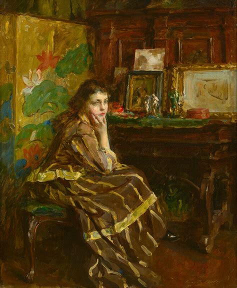 Irving Ramsey Wiles The Little Models Reverie Late 19th Century