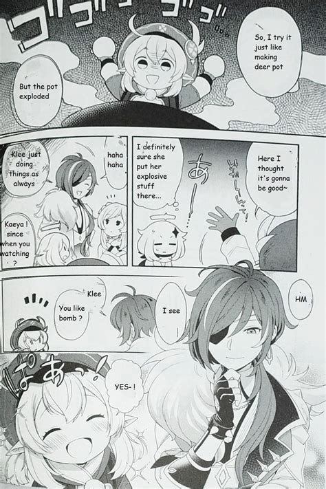 Genshin Impact Klee Manga Book Rlostpause